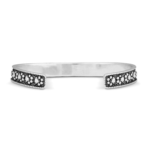 Paw Print Cuff Bracelet, Sterling Silver Blinger Bracelet – Dazzling Paws