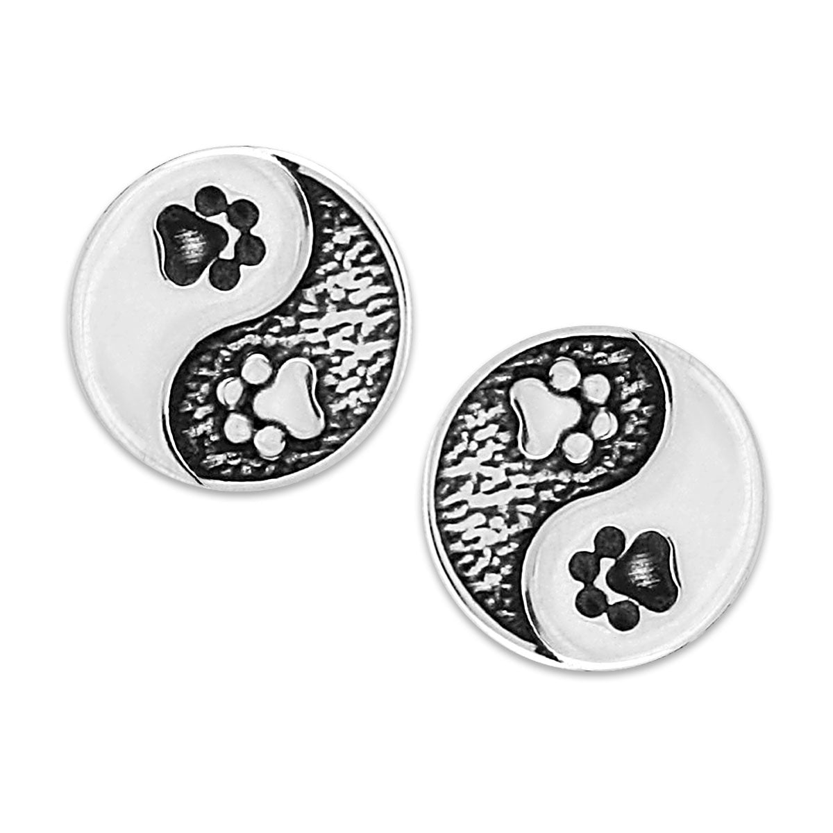 Paw Print Stud Earrings – Dazzling Paws